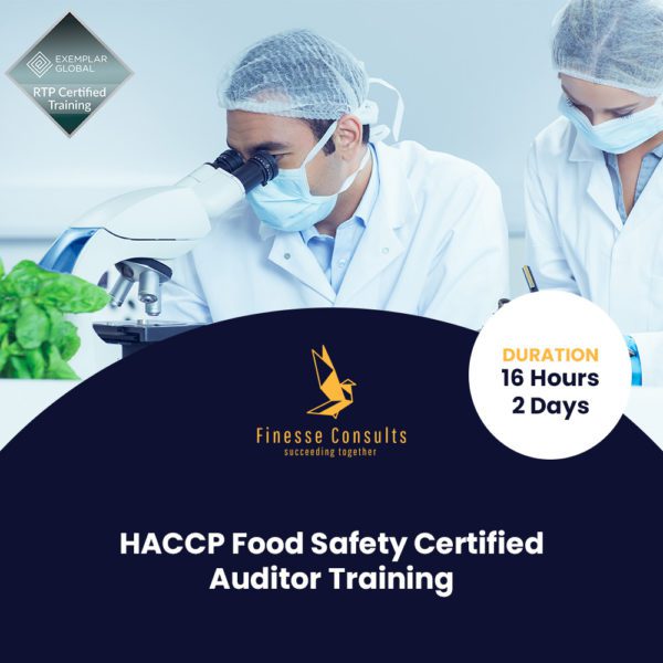 HACCP Food Safety Certified Auditor Training - Finesse Consults