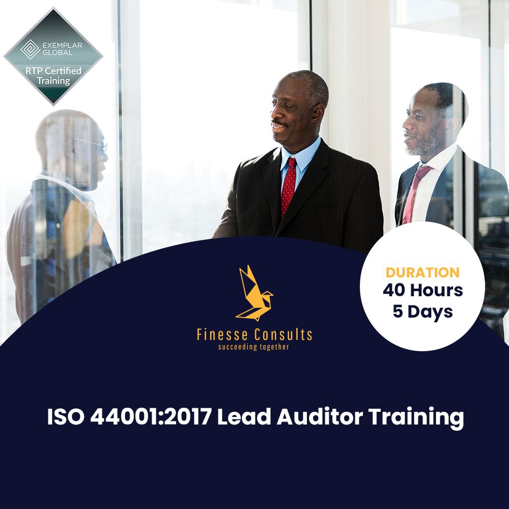 ISO 44001:2017 Lead Auditor Training - Finesse Consults