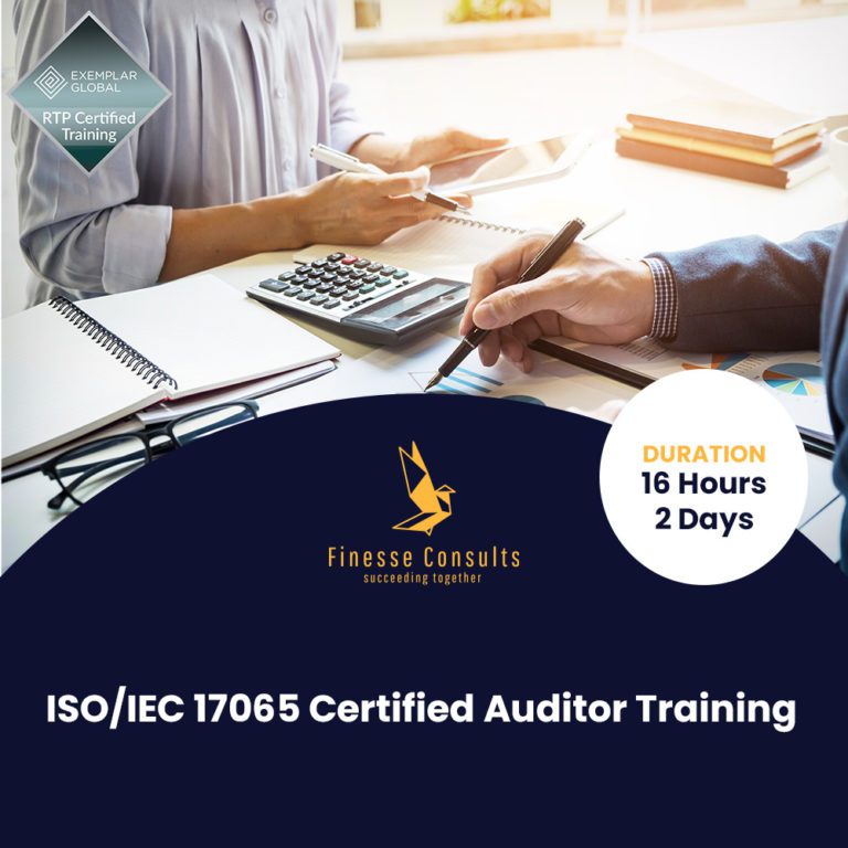 ISO/IEC 17065 Certified Auditor Training - Finesse Consults