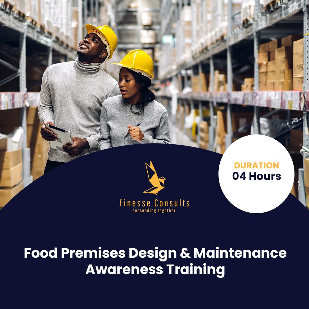 Food Premises Design & Maintenance Awareness Training - Finesse Consults