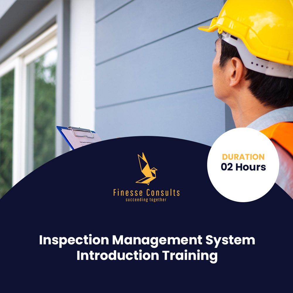 Inspection Management System Introduction Training - Finesse Consults